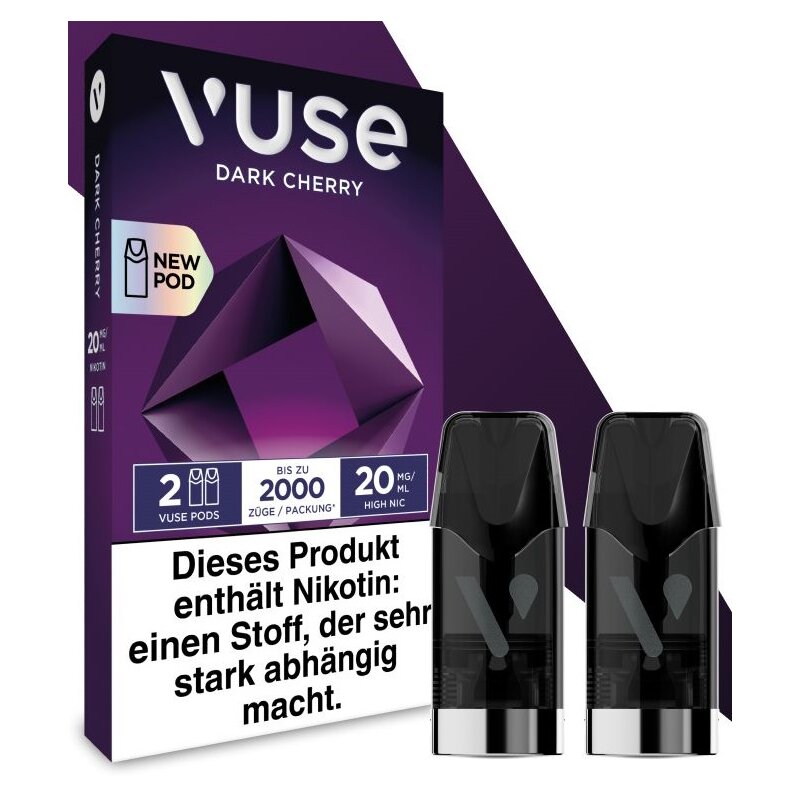 VUSE ePod Dark Cherry Nic Salts 12mg 2er