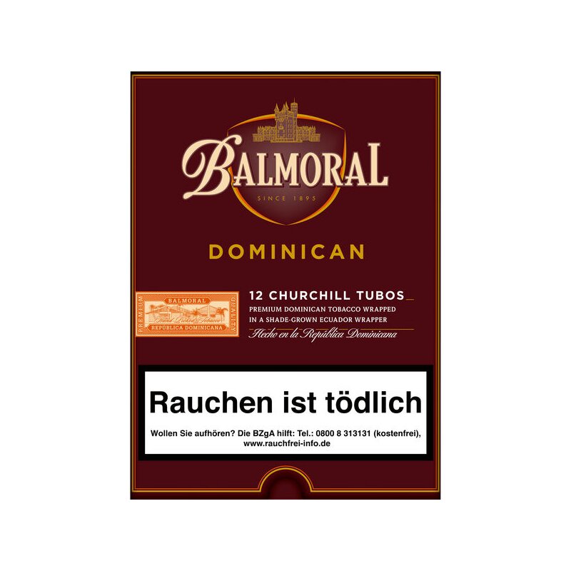 Balmoral Dominican Selection Churchill Tubos 3er