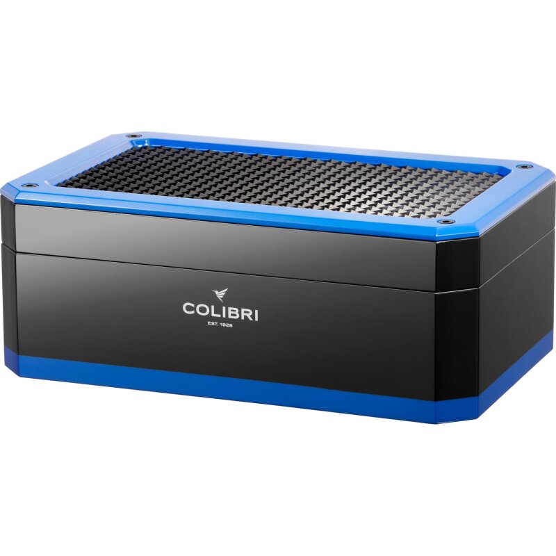 Colibri Humidor Rally schwarz/blau