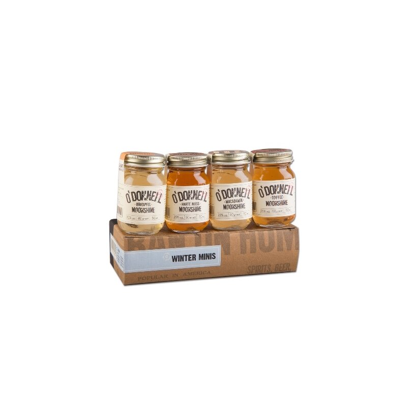 O´Donnell Moonshine Mini Set Winter Likör 4x50ml